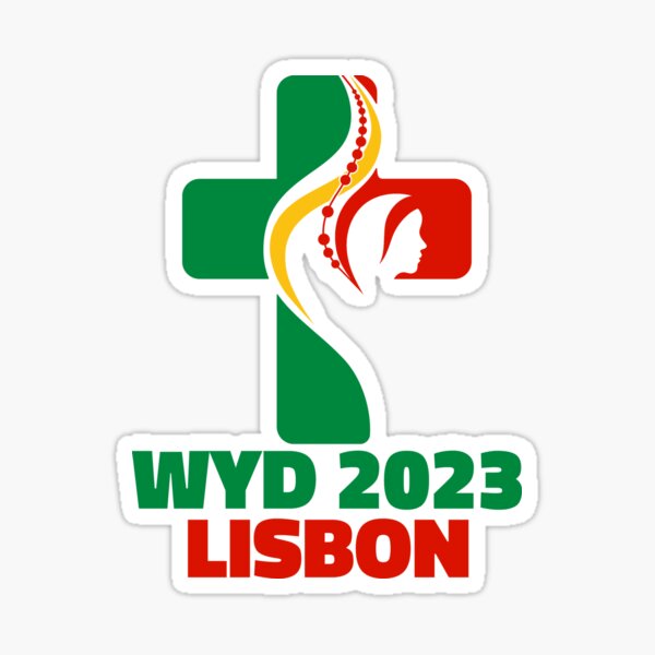 "WYD World Youth Day Lisbon 2023 official logo v2" Sticker for Sale by ...