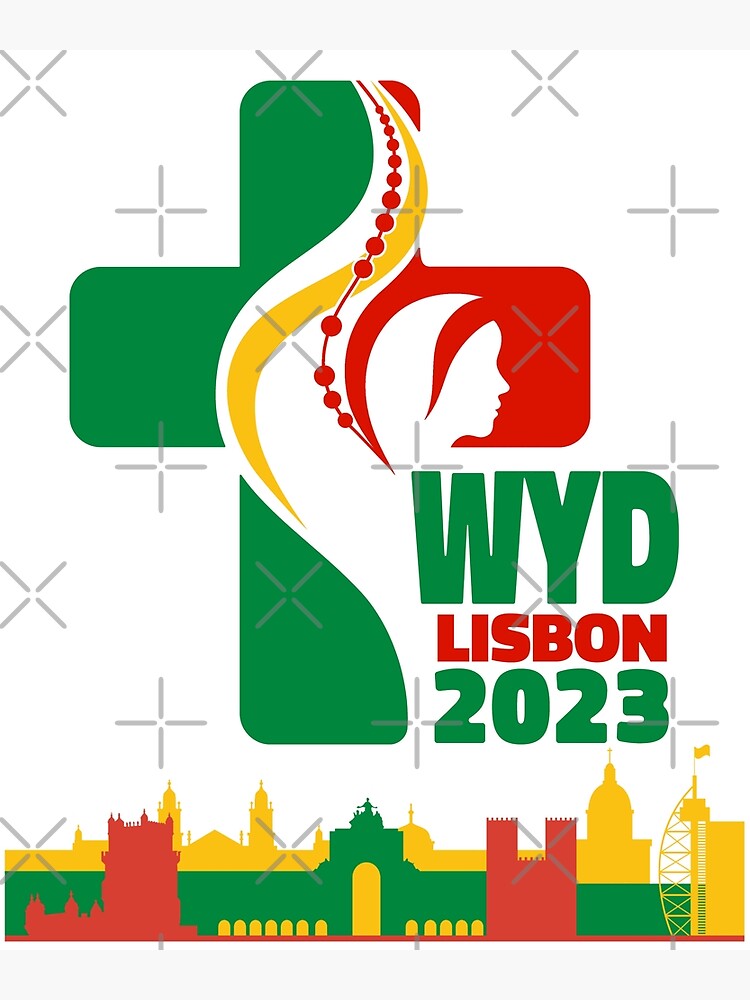 "WYD World Youth Day Lisbon 2023 official logo city" Poster for Sale by ...