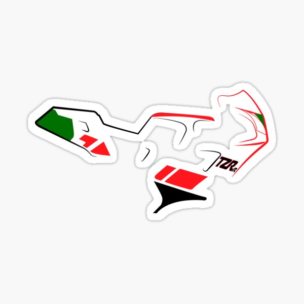 "Yamaha TZR 125 sp" Sticker for Sale by Nordwest600 | Redbubble