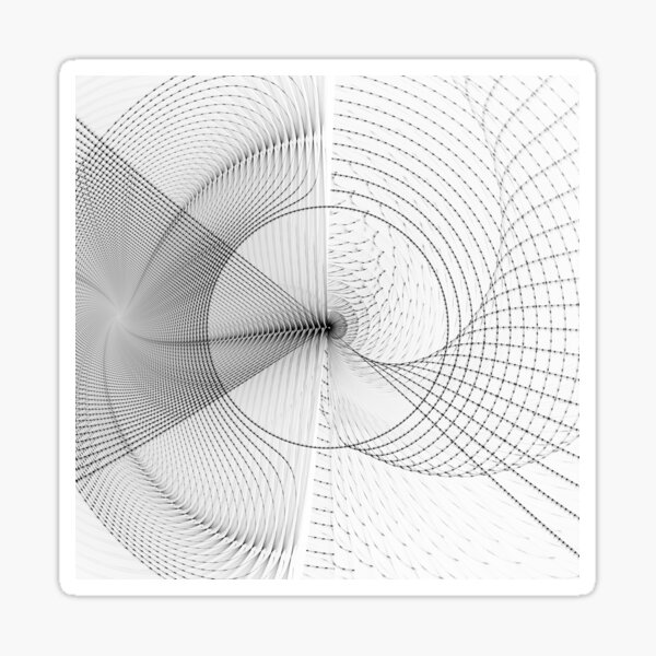 "Psytrance Design - Psychedelic Geometric Fractal - Minimal - Black on ...