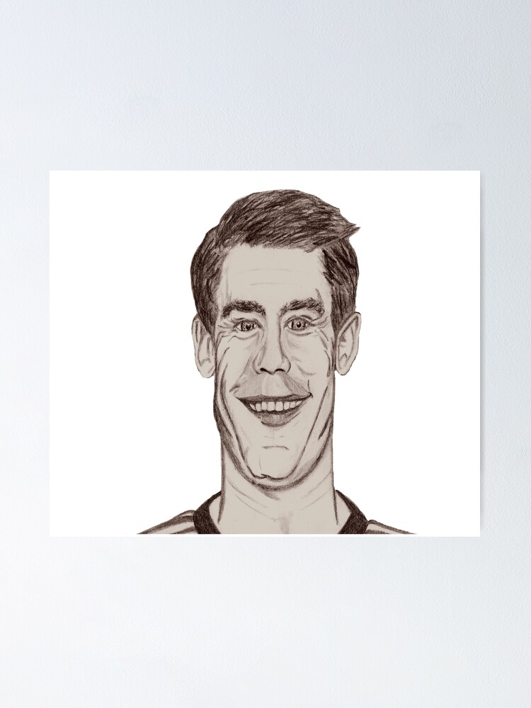 "Manuel Neuer. Cartoon." Poster by TwentyTwoArts | Redbubble