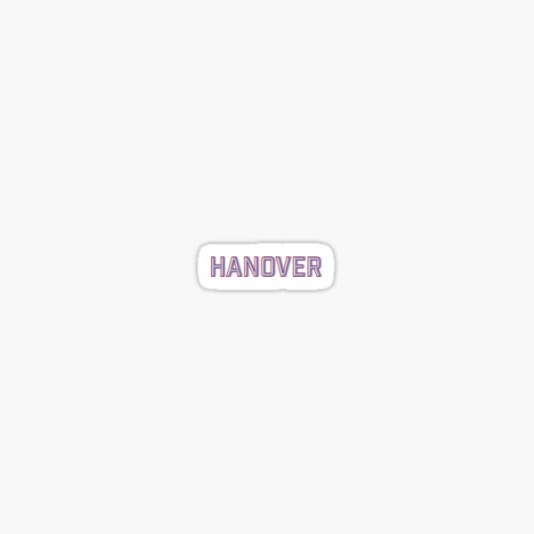 "Hanover" Sticker by maggietaylor23 | Redbubble