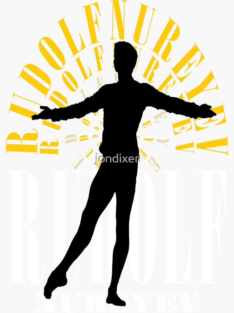 "Rudolf Nureyev Rudolf Nureyev Defection" Sticker for Sale by jondixen ...