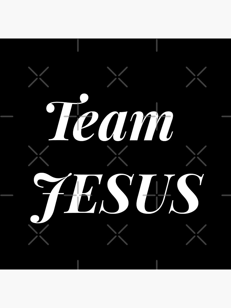 "Team Jesus" Sticker by LuLu-D | Redbubble