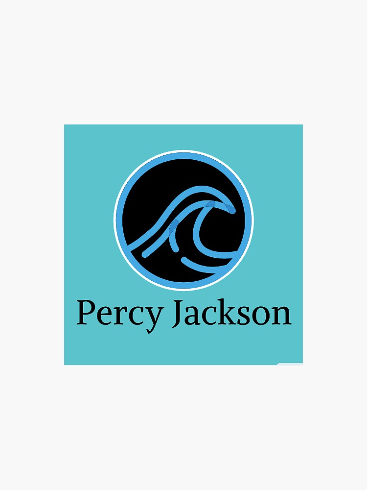 "Percy Jackson Design" Sticker for Sale by originalart7 | Redbubble
