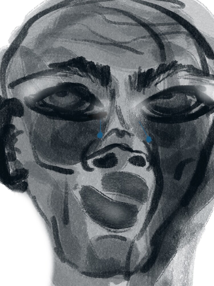 "Sad Alien" Sticker for Sale by alyssalombardi | Redbubble