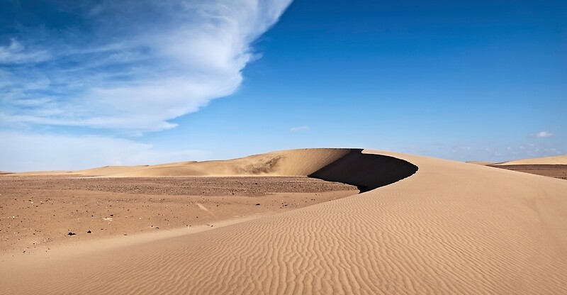 "Barchane Dune | Namibia" by Olwen Evans | Redbubble