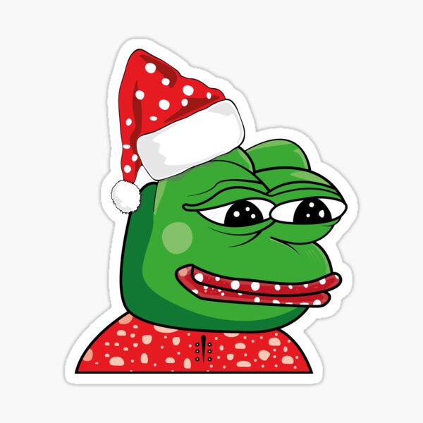 "Merry Christmas Funny Memes Sticker" Sticker for Sale by pot-head ...