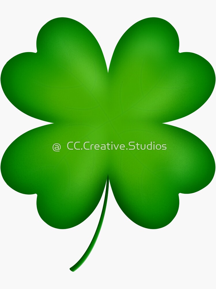 "Four Leaf Clover" Sticker for Sale by CCCStudios | Redbubble