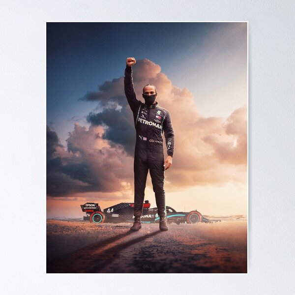 "Lewis Hamilton" Poster for Sale by sleekcarspotter | Redbubble