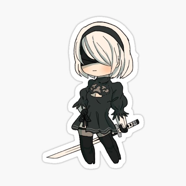 "2b (NieR: Automata)" Sticker for Sale by Keroreropi | Redbubble