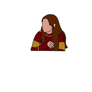 "Ginny Weasley Sticker" Sticker for Sale by harmonicagirl | Redbubble