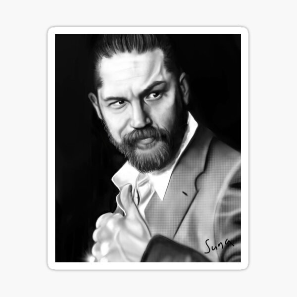 "Tom Hardy" Sticker by Davorkadesigns | Redbubble