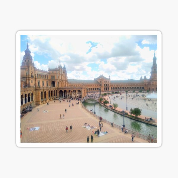 "Sevilla tiene un color especial" Sticker for Sale by tattib | Redbubble