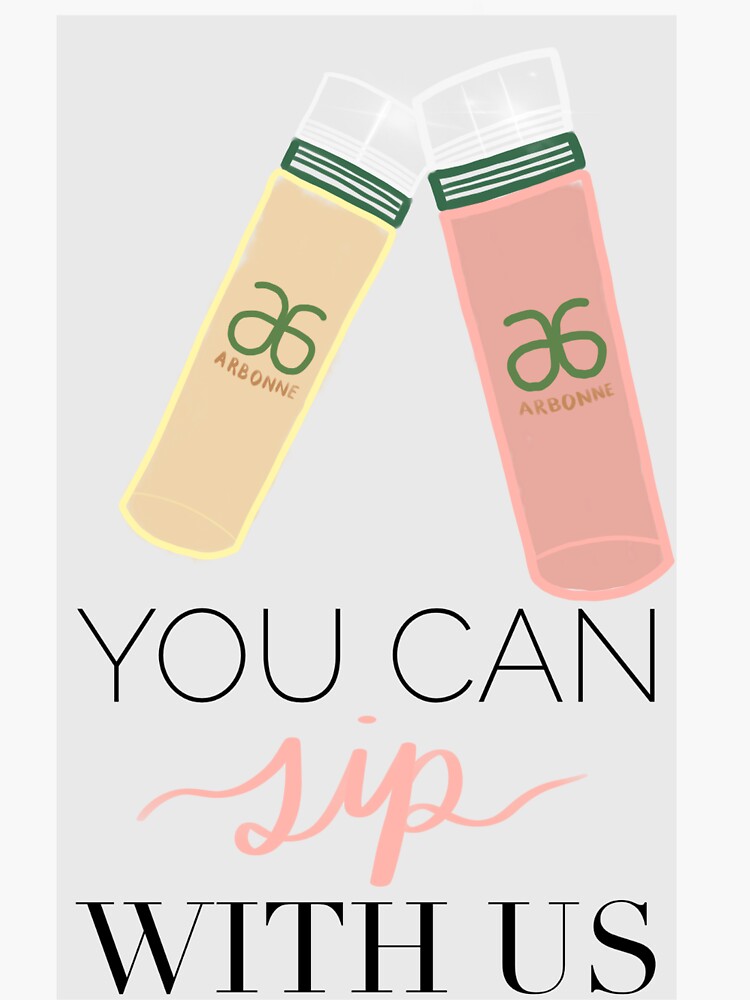 "You Can Sip With Us" Sticker for Sale by lhaines1107 | Redbubble
