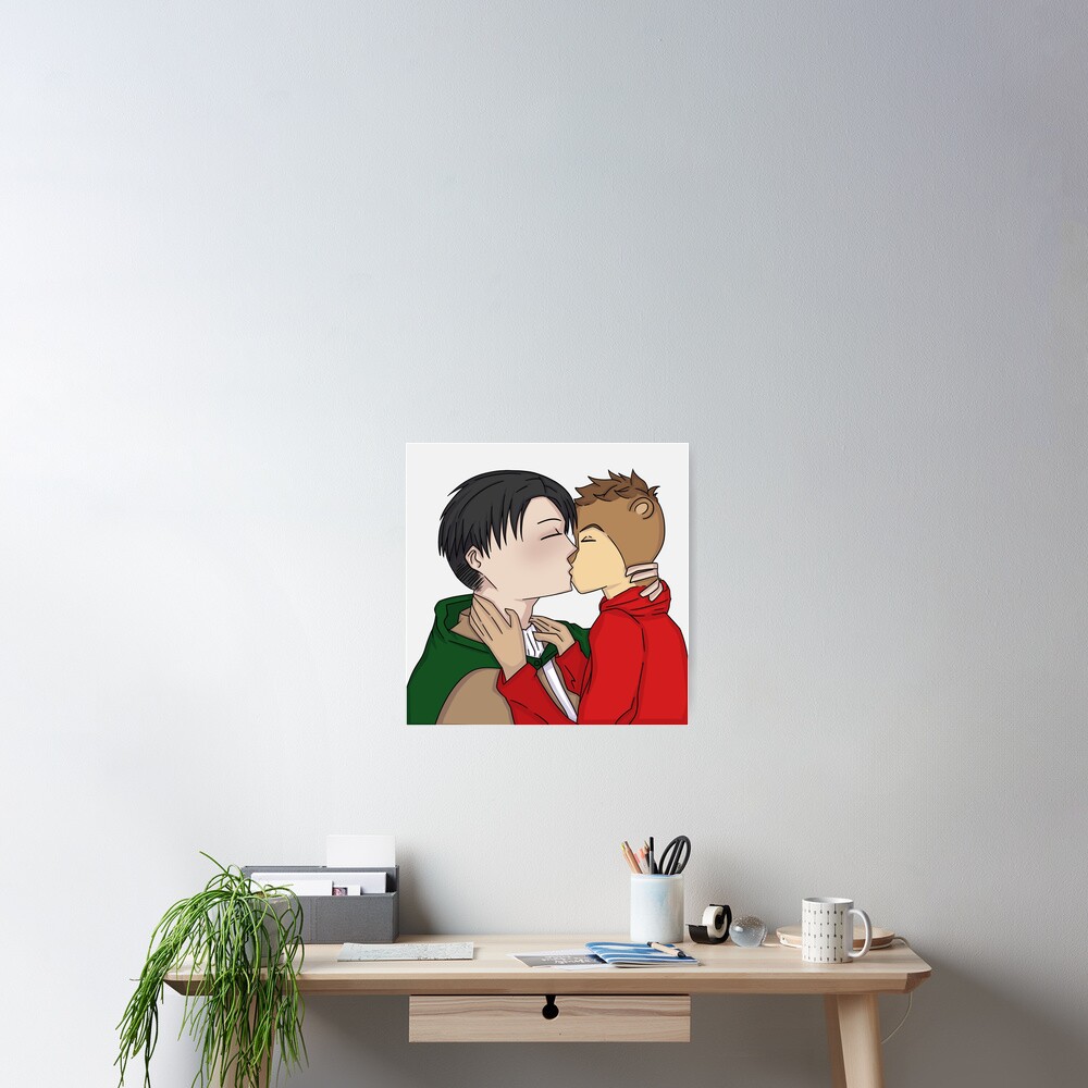 "levi x alvin" Poster by CerealBowls | Redbubble
