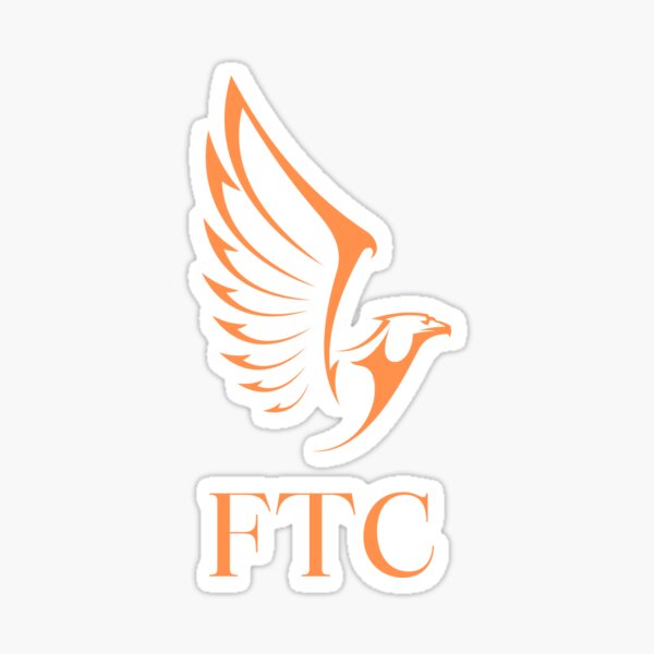"FTC Eagle" Sticker for Sale by MDFTC | Redbubble