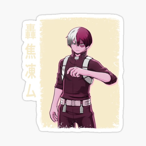 "(っ )っ ♥ My Hero Academia Anime Shoto Todoroki Art ♥" Sticker for Sale ...