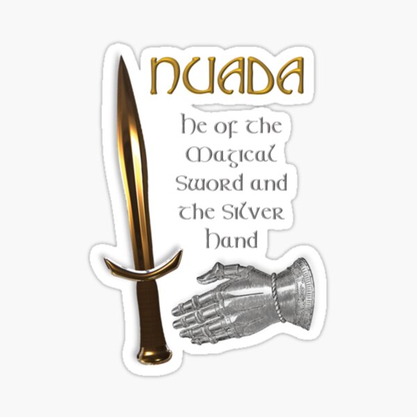 "Nuada, Irish God" Sticker for Sale by Prints4Pagans | Redbubble