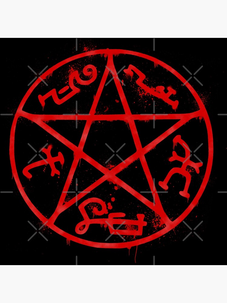 "Demon Trap" Poster by kayve | Redbubble