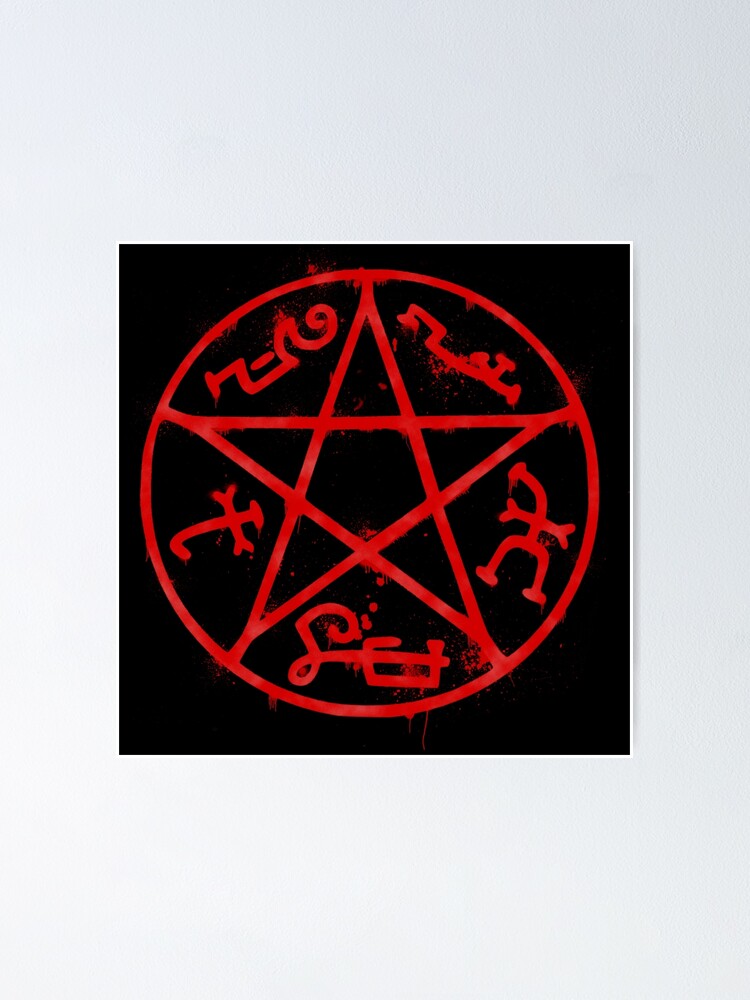 "Demon Trap" Poster by kayve | Redbubble