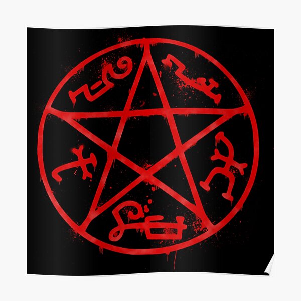 "Demon Trap" Poster by kayve | Redbubble