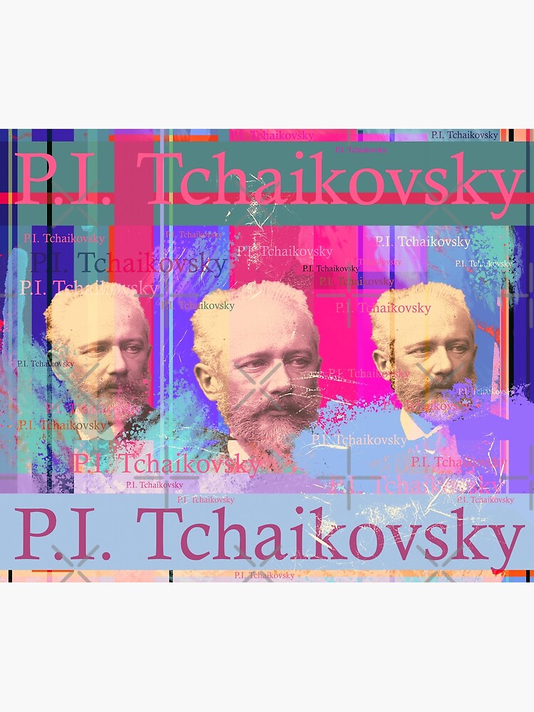 "beautiful Pyotr Ilyich Tchaikovsky portrait, famous Russian composer ...