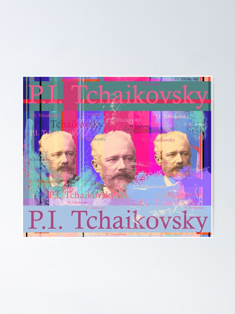 "beautiful Pyotr Ilyich Tchaikovsky portrait, famous Russian composer ...