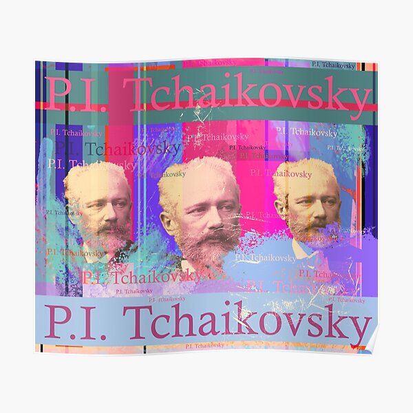 "beautiful Pyotr Ilyich Tchaikovsky portrait, famous Russian composer ...