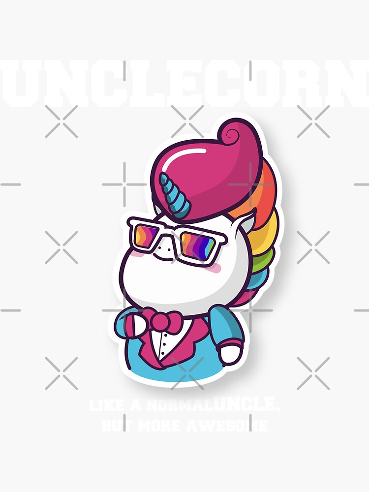 "Unclecorn Tshirts, Unclecorn lovers, Unclecorn T-Shirt, New uncles ...