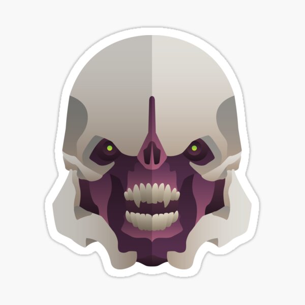"Hell Knight" Sticker for Sale by TornadoTwist | Redbubble