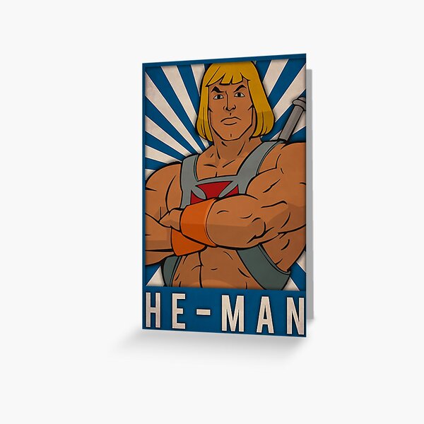 "He-Man" Greeting Card for Sale by Stealgirls2020 | Redbubble