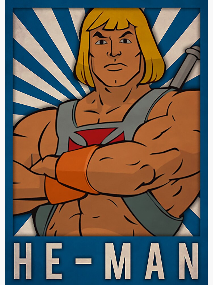 "He-Man" Sticker by Stealgirls2020 | Redbubble