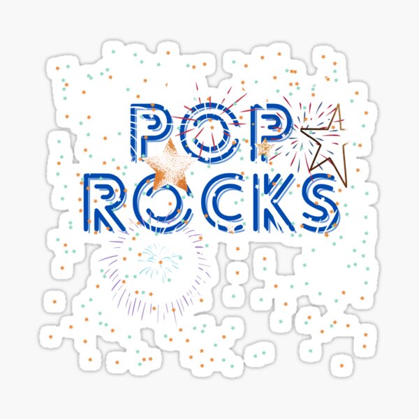 "POP ROCKS" Sticker for Sale by MQuinnM | Redbubble