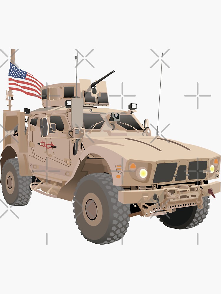 "M-ATV MRAP Army Military Truck" Sticker for Sale by NorseTech | Redbubble