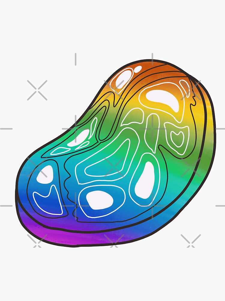 "Rainbow Meat" Sticker for Sale by meatgang | Redbubble
