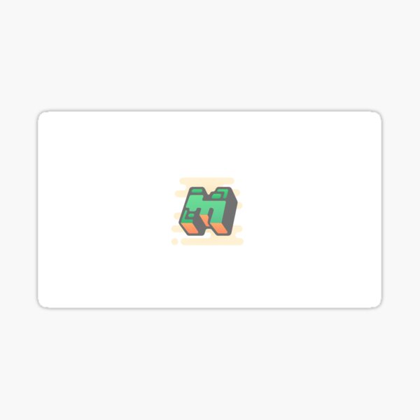 "Minecraft Logo" Sticker for Sale by monkey981 | Redbubble