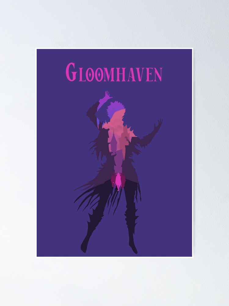 "Gloomhaven Spellweaver Board Game - Minimalist Silhouette Poster Style ...