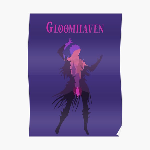"Gloomhaven Spellweaver Board Game - Minimalist Silhouette Poster Style ...