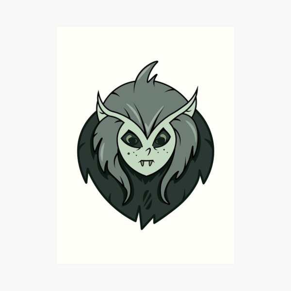 "Cursed Eda The owl house" Art Print by artnchfck | Redbubble