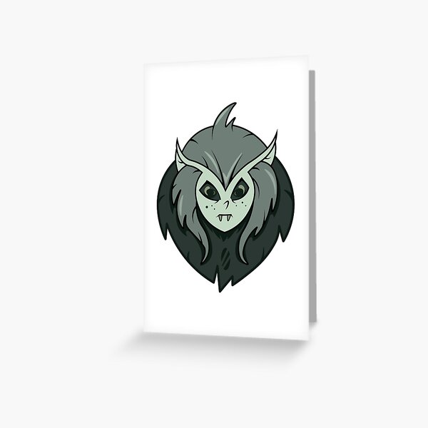 "Cursed Eda The owl house" Greeting Card for Sale by artnchfck | Redbubble