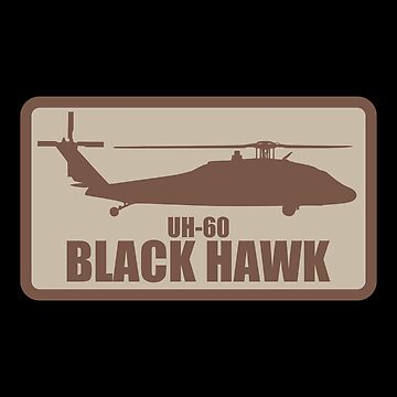 "UH-60 Black Hawk Patch (desert subdued)" Photographic Print for Sale ...