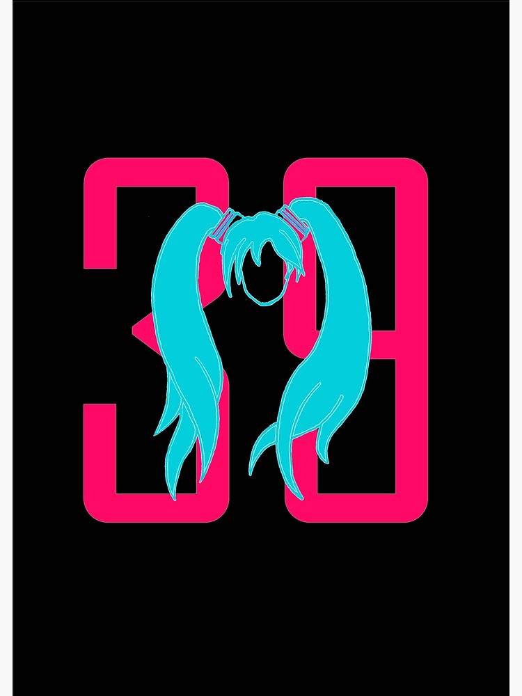 "Hatsune Miku 39" Art Print for Sale by smeglodon | Redbubble