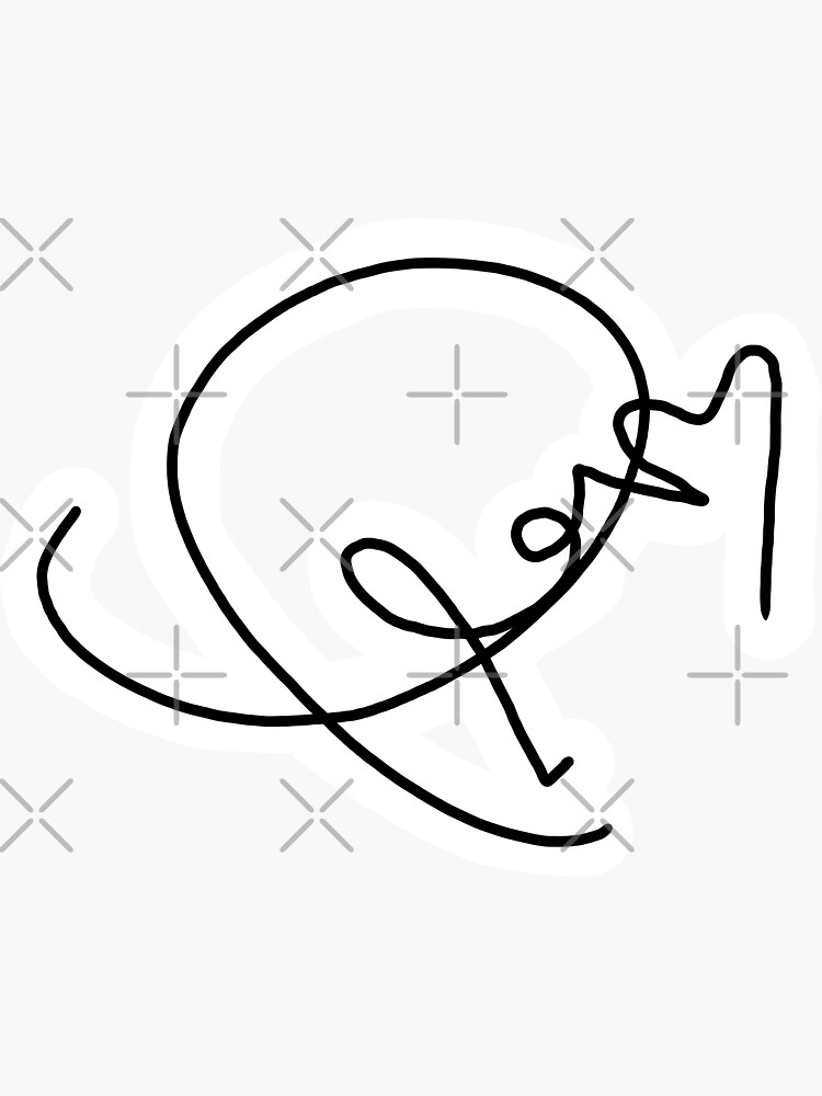 "Taylor signature" Sticker by kebell54 | Redbubble