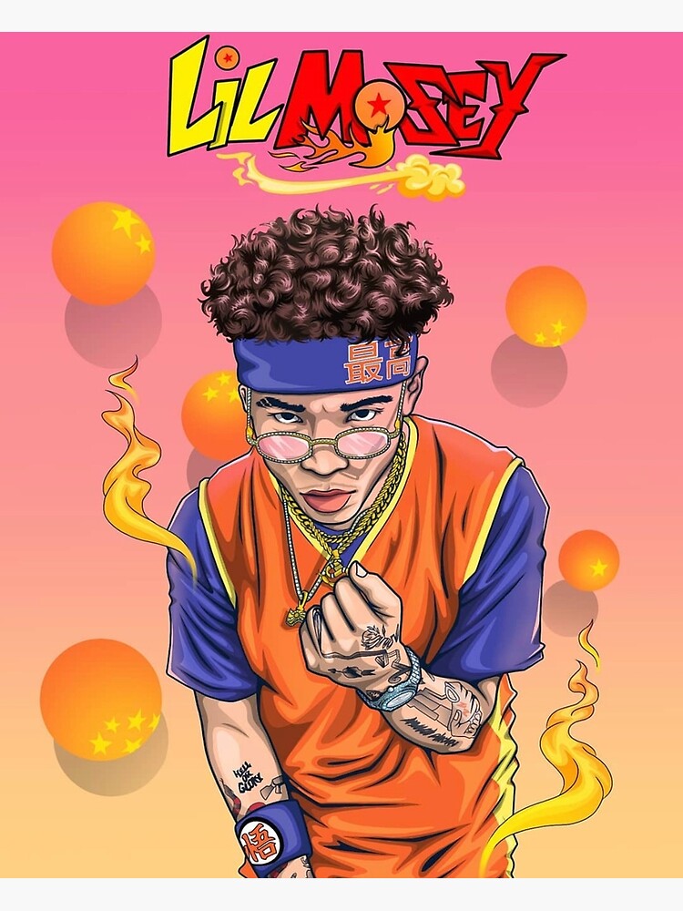 LIL MOSEY X DRAGON BALL Z Premium Matte Vertical Poster sold by troy ...
