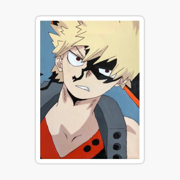 "bakugo" Sticker by spicy-kayak8 | Redbubble