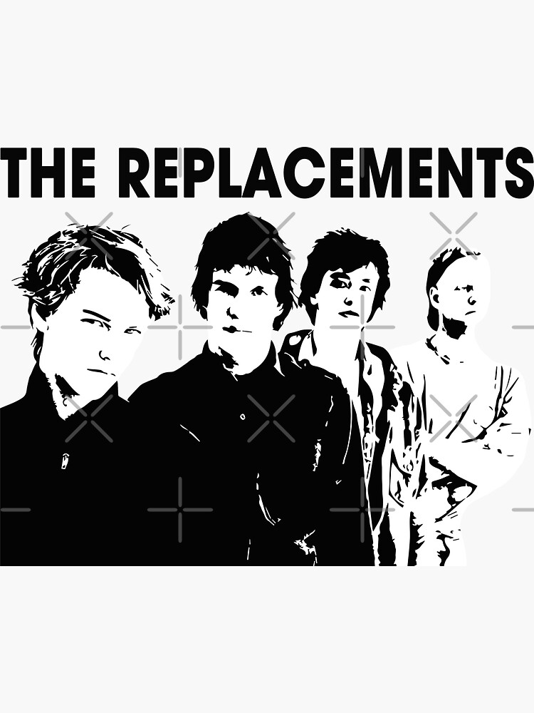 "black image the replacements band gift for fans art" Sticker by ...