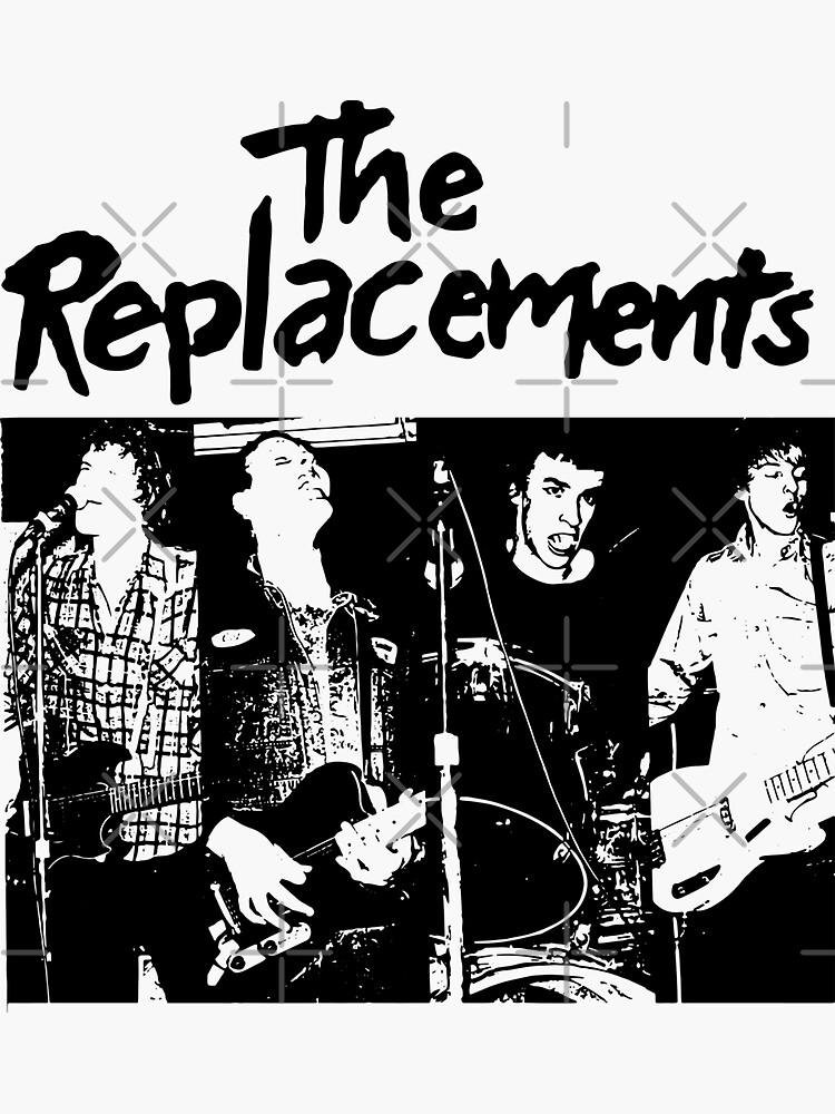 "legend the replacements band gift for fans art" Sticker by Lillianmpo ...