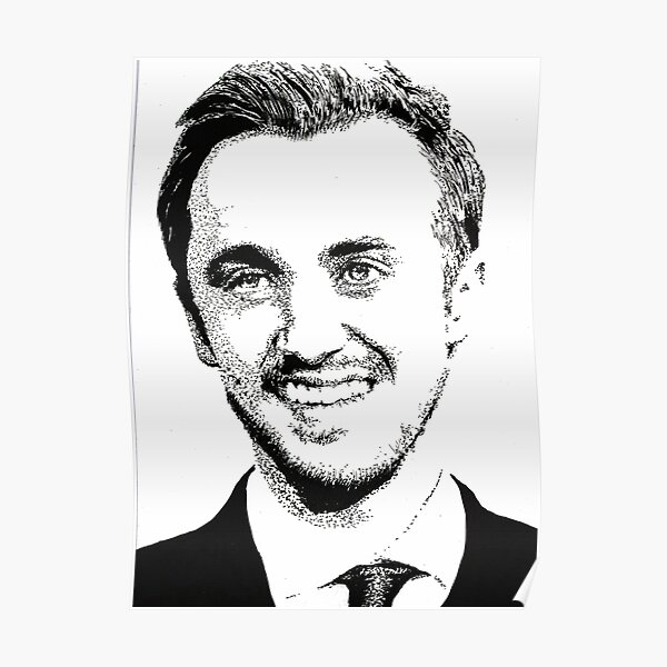 Póster «Tom Felton dibujo a tinta» de milyzhang97 | Redbubble