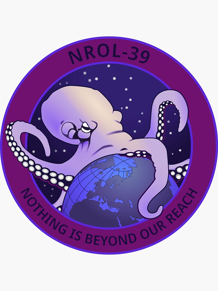 "NROL-39" Sticker for Sale by TwitchEaglehart | Redbubble